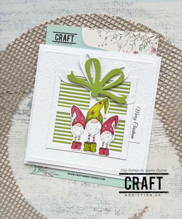 Tinsel Toes- Digi Stamp (Coloured + Uncoloured) - craftaddictionuk.com