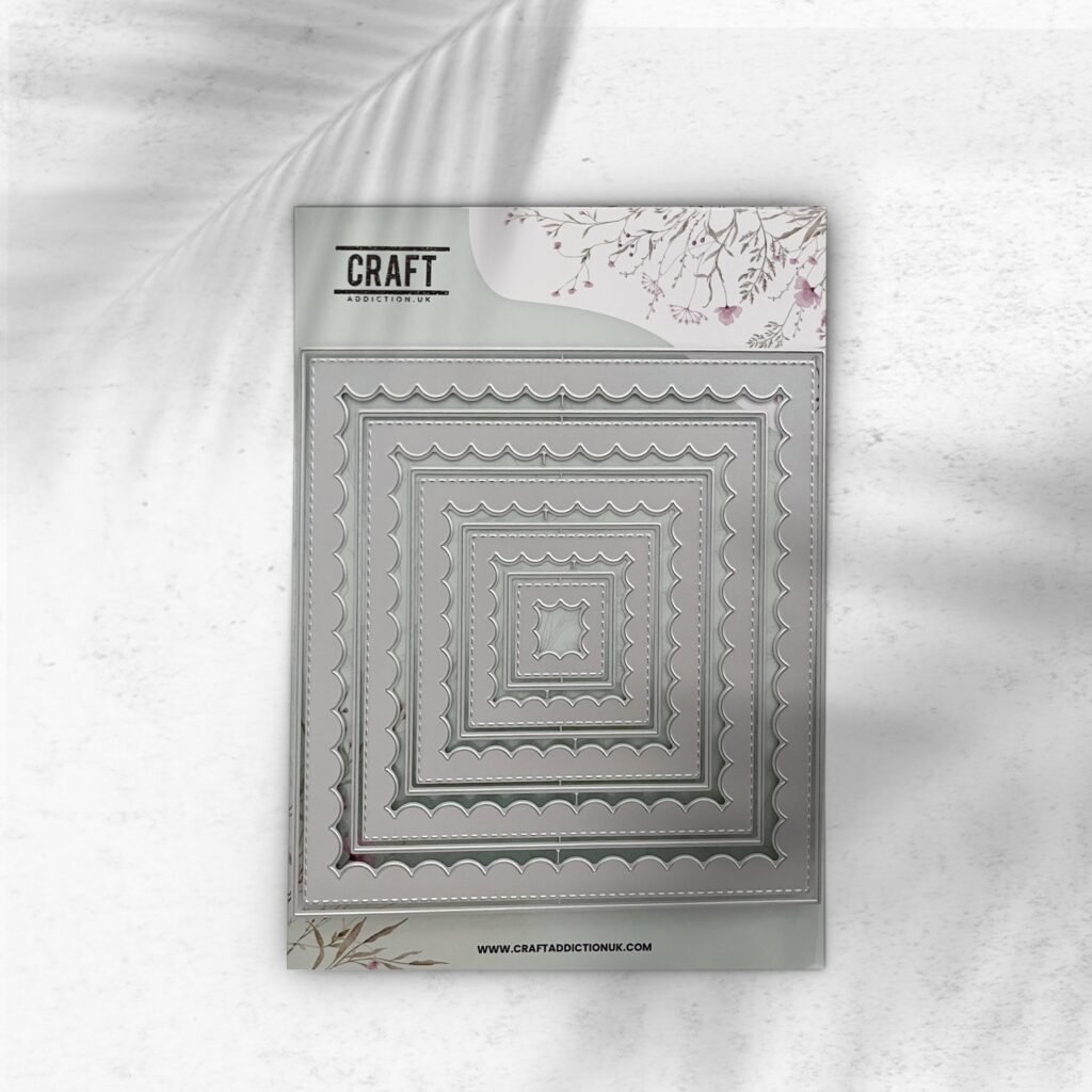 Luxe Square Inverted Scallop Frames - craftaddictionuk.com
